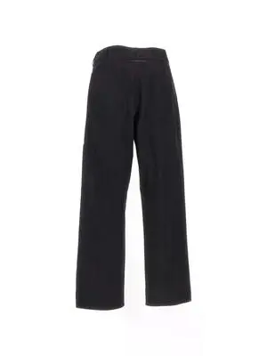 MAISON MARGIELA Logo Embroidered Straight-leg Trousers