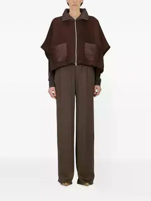 Herno Resort Kimono-sleeve Poncho