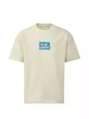 C.P. COMPANY 30/1 Jersey Short-sleeve Graphics T-shirt - Neutrals