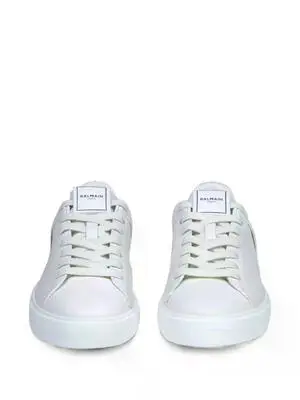 Balmain B-court Leather Sneakers