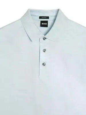BOSS Cotton-pique Polo Shirt - Blue