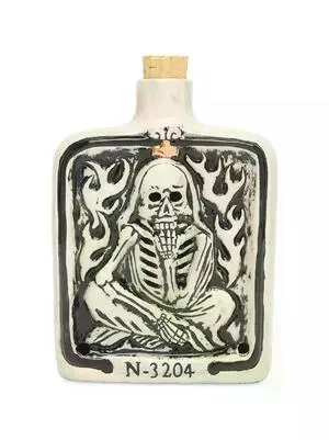 NEIGHBORHOOD Skull-embossed Incense Chamber - Neutrals
