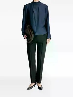 Loulou De Saison Gala Silk-twill Blouse