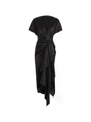 ROKSANDA Zoa Twisted-detail Ruffled Midi Dress
