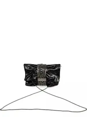 JIMMY CHOO Chandra Chain Clutch Bag - Black