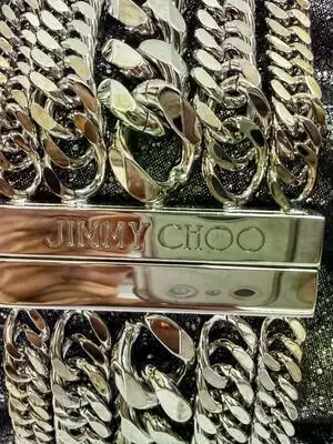 JIMMY CHOO Chandra Chain Clutch Bag