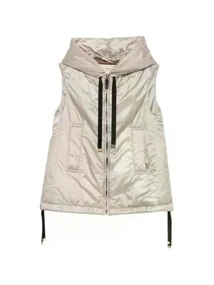 Max Mara The Cube Hooded Gilet - Brown