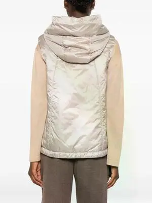 Max Mara The Cube Hooded Gilet - Brown