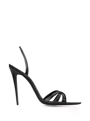 Saint Laurent Kate Slingback Heeled Sandals