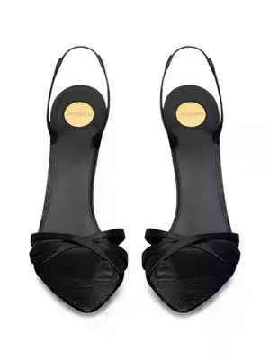 Saint Laurent Kate Slingback Heeled Sandals