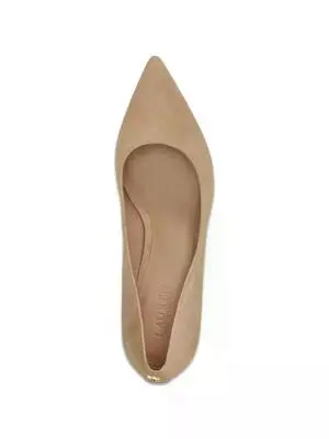 Ralph Lauren Adrienne Pointed-toe Pumps - Neutrals