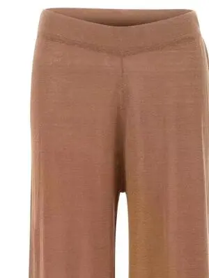 KANGRA Linen-knit Palazzo Pants