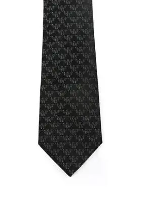 Emporio Armani Jacquard Logo Tie