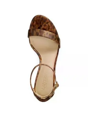 Ralph Lauren Allie Tortoiseshell-print Sandals
