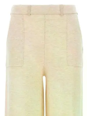 KANGRA Ribbed-edge Palazzo Pants