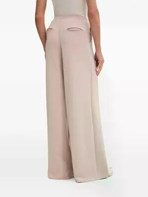 Guess Logo Plaque Wide Leg Palazzo Pants