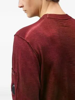 C.P. COMPANY Lens Detail Raglan Sleeve Sweater