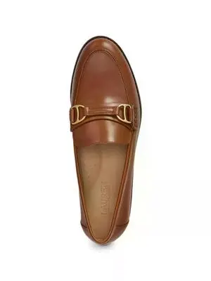 Ralph Lauren Tasha D-ring Leather Loafers