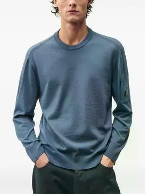 C.P. COMPANY Lens-detail Crew-neck Sweater