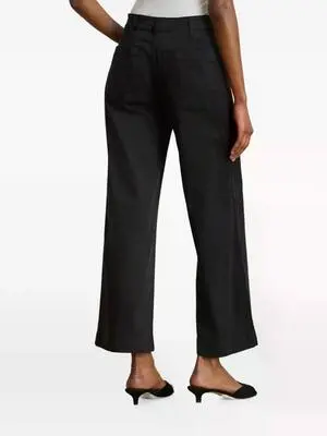 Ralph Lauren Stretch-cotton Wide-leg Trousers