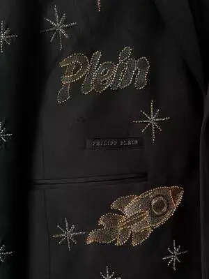 Philipp Plein Blazer Patches Zodiac