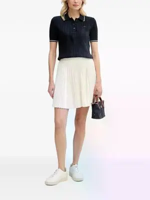 Lacoste Cable-knit Polo Shirt