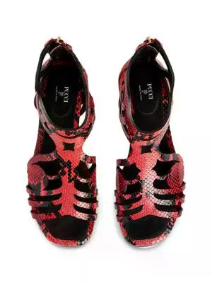 Emilio Pucci Low Gladiator Sandals