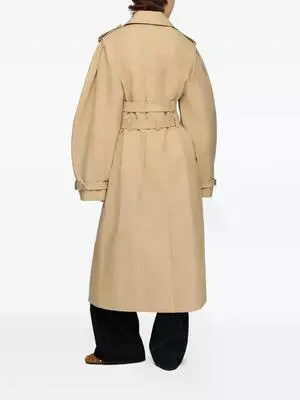 GANNI Double-belted Trench Coat