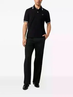 Philipp Plein Wide-leg Logo Plaque Trousers
