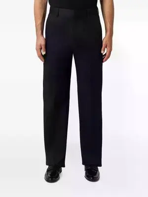 Philipp Plein Wide-leg Logo Plaque Trousers