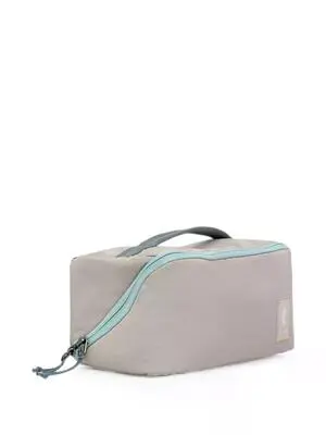 COTOPAXI Logo Patch Zip-around Makeup Bag With Top Handle - Grey