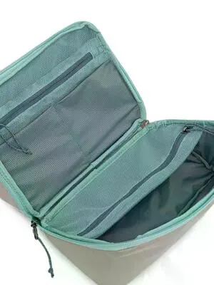 COTOPAXI Logo Patch Zip-around Makeup Bag With Top Handle - Grey