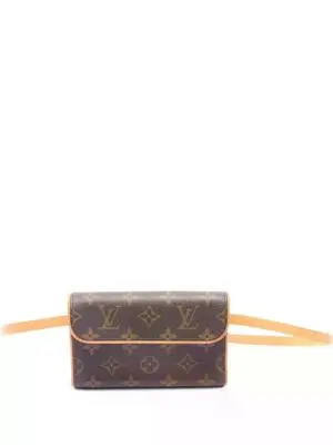 LOUIS VUITTON 2002 Pochette Florentine Belt Bag - Brown