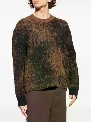 ALLSAINTS Storm Patterned Sweater - Brown