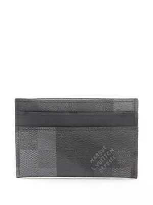 LOUIS VUITTON Damouflage Card Case - Black