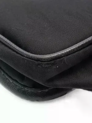 Prada 2010s Leather-trim Messenger Bag