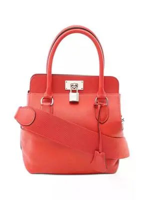 Hermès Toolbox Two-way Handbag - Red