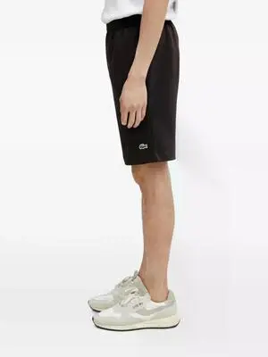 Lacoste Logo-patch Elasticated-waist Shorts - Brown