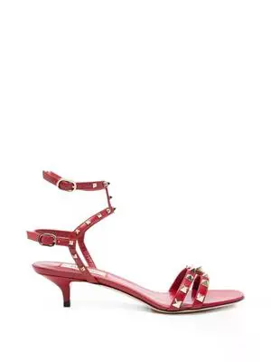 Valentino Garavani Rockstud Cage Sandals - Red