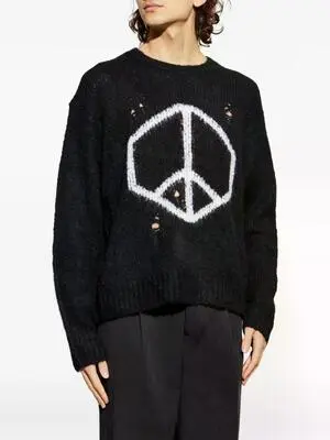 ALLSAINTS Graphic Distressed Sweater
