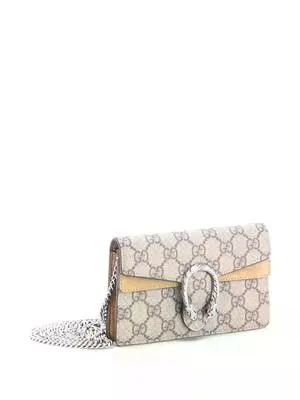 Gucci Dionysus Bag Gg Coated Canvas Super Mini Crossbody Bag