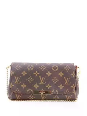 LOUIS VUITTON Monogram Canvas Clutch Bag - Brown