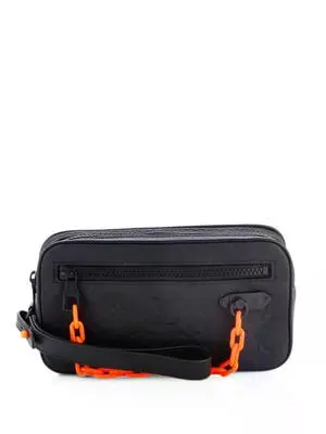 LOUIS VUITTON Solar Ray Pochette Volga Monogram Taurillon Leather Clutch Bag