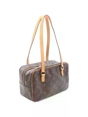 LOUIS VUITTON 2004 Cite Mm Monogram Tote Bag - Brown