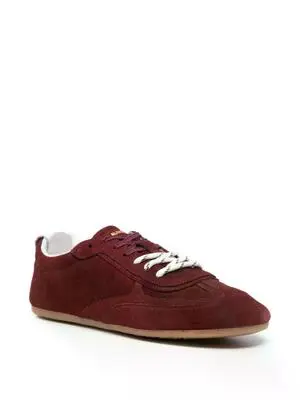 ALOHAS Suede Lace-up Sneakers - Red