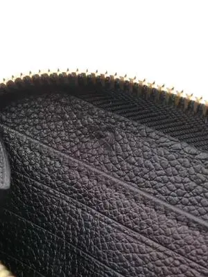 LOUIS VUITTON 2021s Monogram Empreinte Zippy Wallet - Black