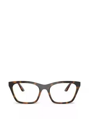 Emporio Armani Tortoiseshell-effect Cat-eye Sunglasses