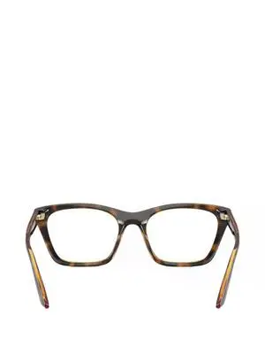 Emporio Armani Tortoiseshell-effect Cat-eye Sunglasses