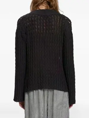 ANN DEMEULEMEESTER Chunky Open-knit Sweater
