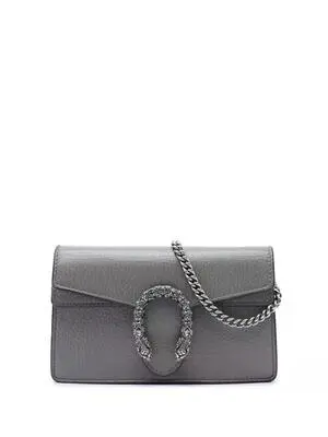 Gucci Dionysus Mini Calfskin Crossbody Bag - Grey